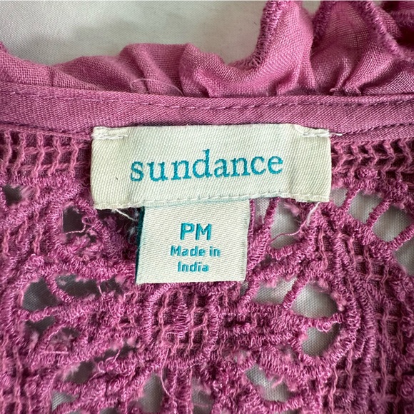 Sundance | Tops | Sundance Dianna Lace Top Bloom Pink Button Down 34 ...